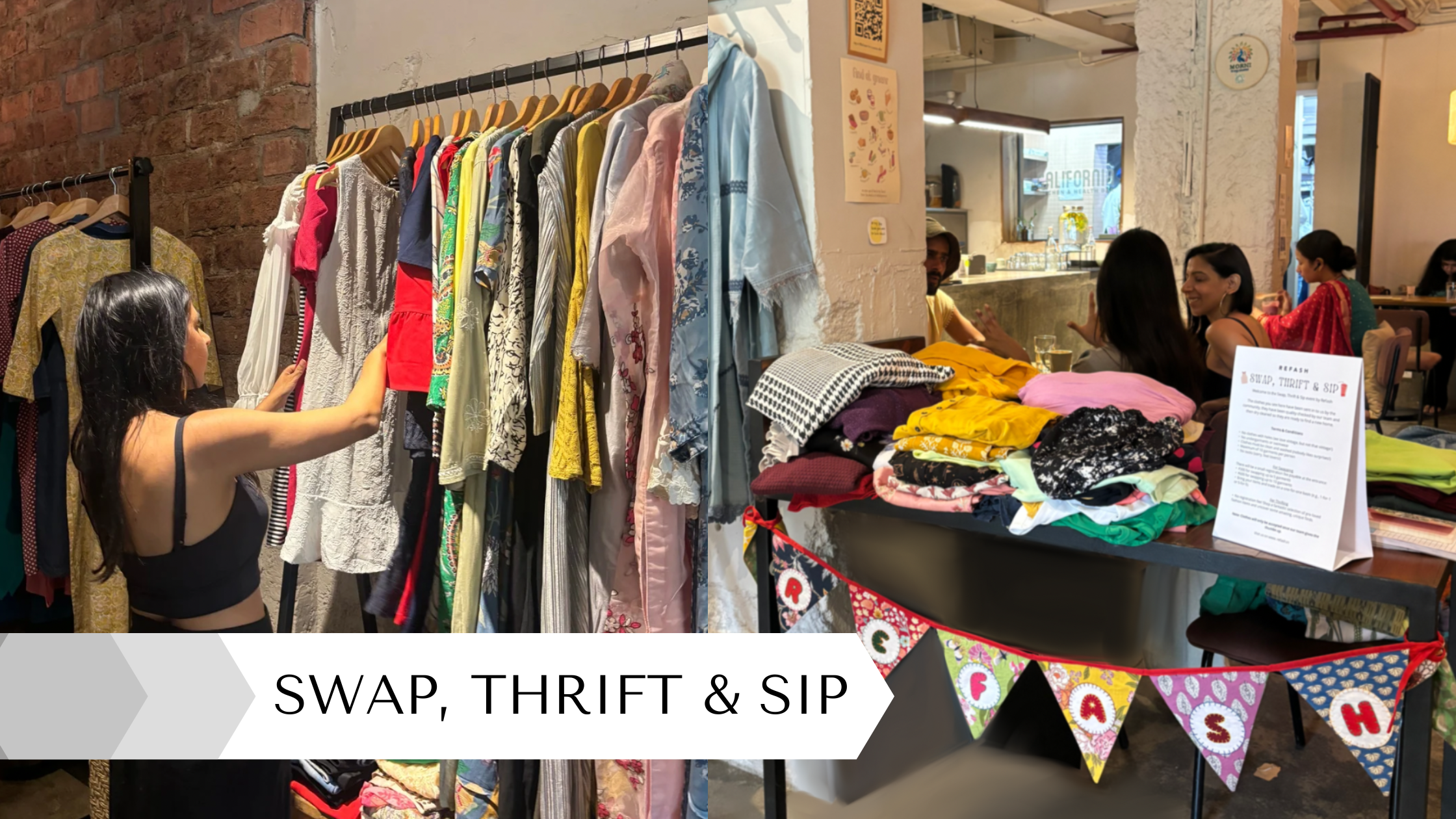 Fashion with Impact: Refash's Sustainable Swap, Thrift & Sip Event – REFASH