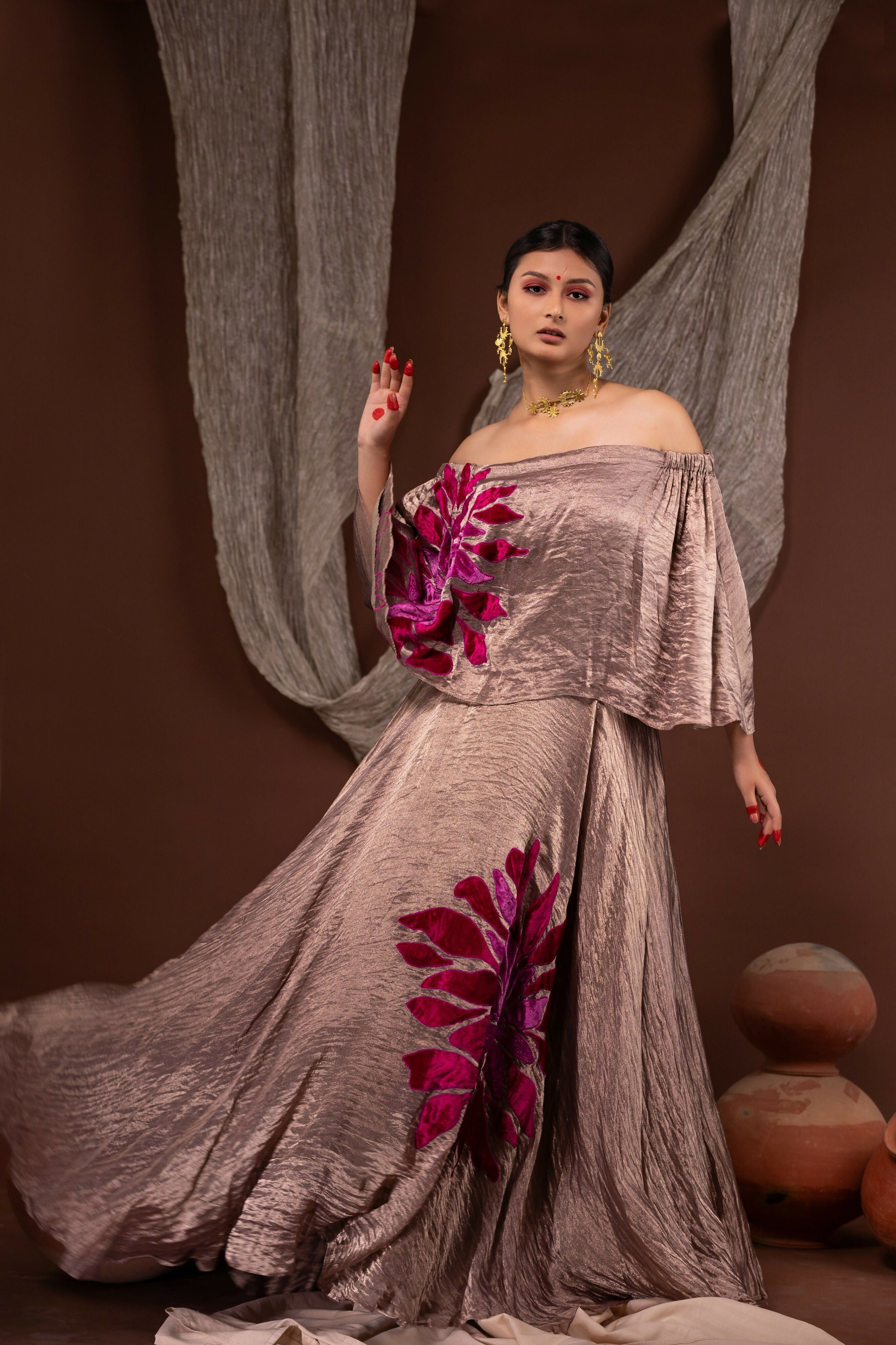 Anina Set | Upcycled Kurta Set – REFASH