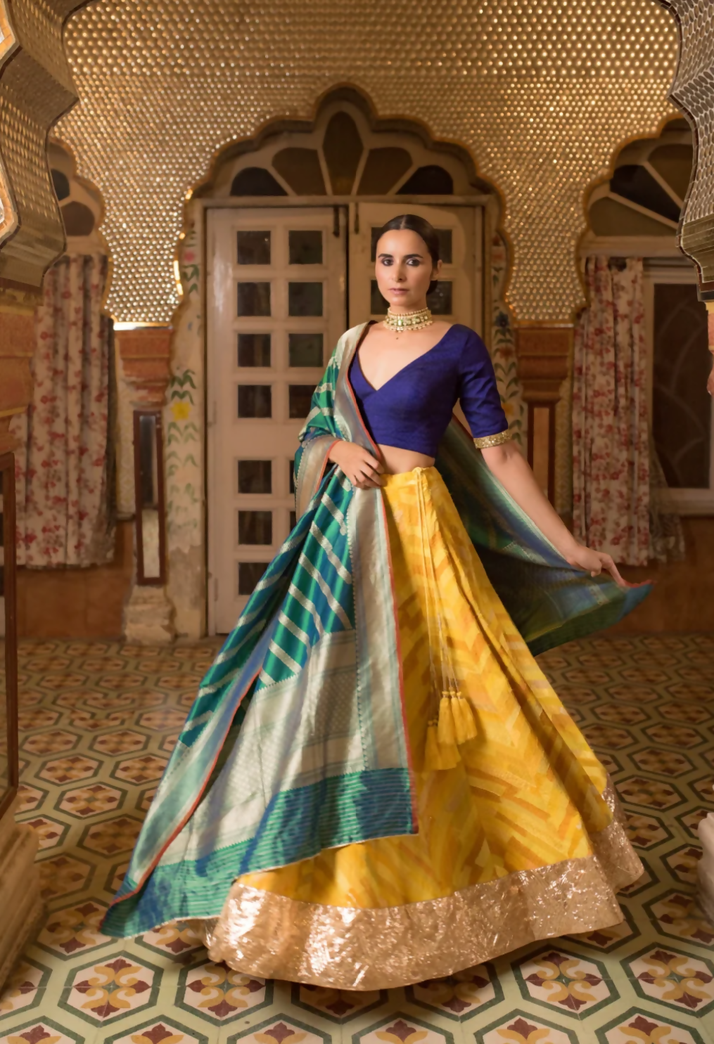Shop this Hema + Kimaya Lehenga by Priyanka Raajiv on Refash – REFASH