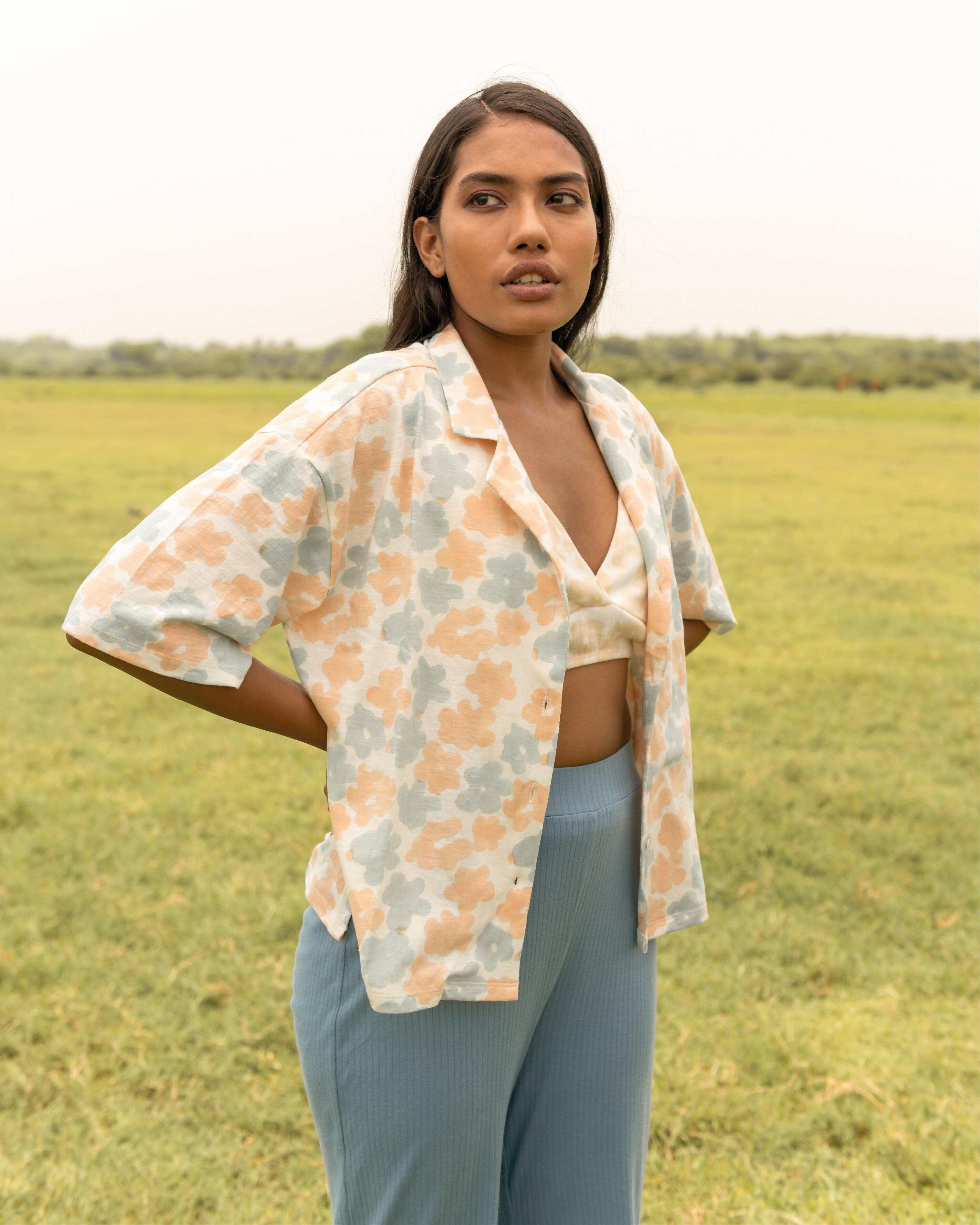 Buttercup Resort Shirt | Upcycled Cotton Shirt – REFASH